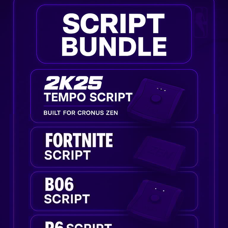 💣 Zen Script (VIP) – Fortnite, BO6, R6, 2K26 & More