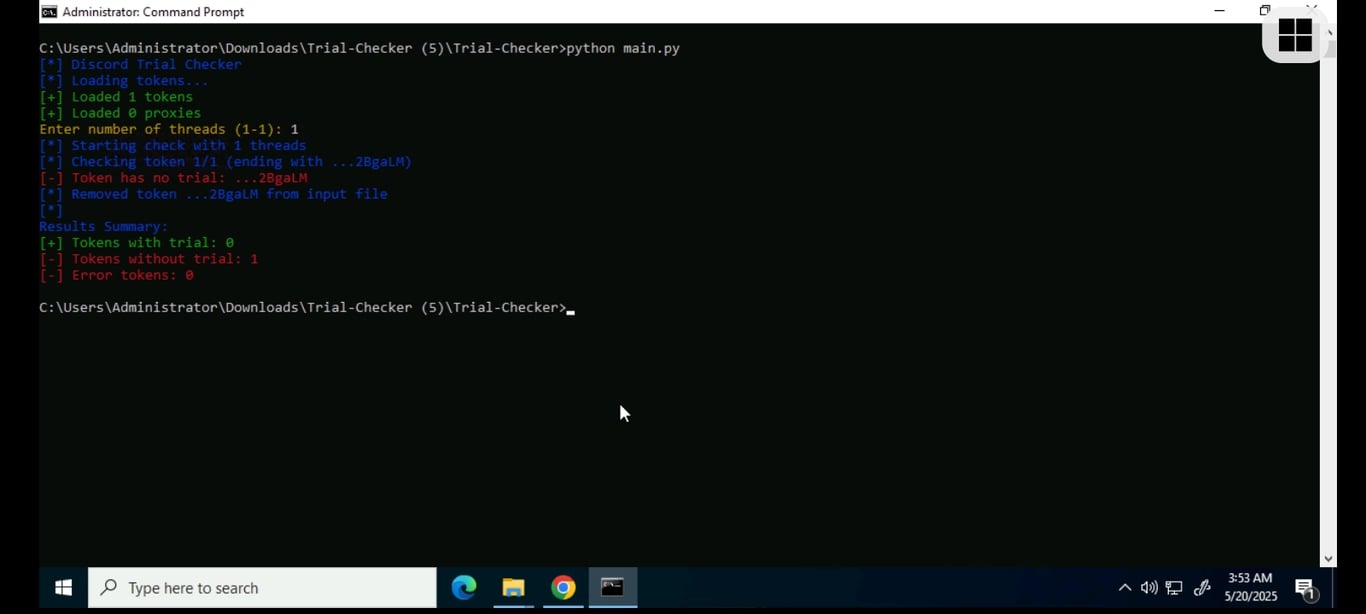 Nitro trial checker tool