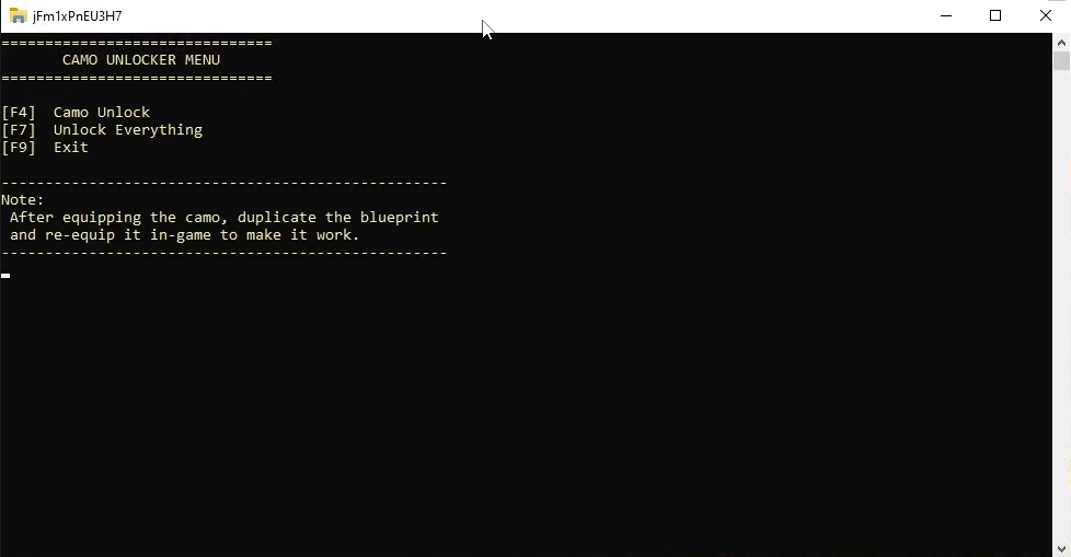 COD BO6/WZ4 UNLOCK ALL V2