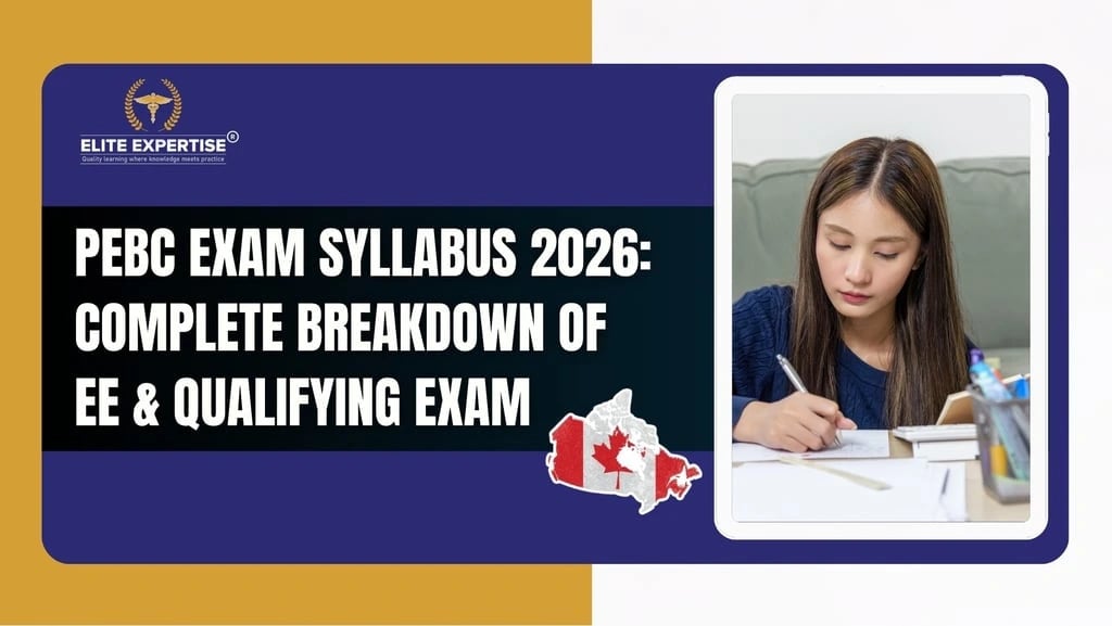 PEBC Exam Syllabus 2026: Complete Breakdown of EE & Qualifying Exam ...