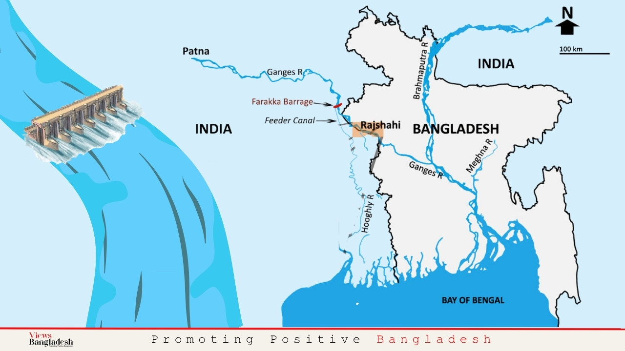 Indian barrages and dams in common river, a peril for Bangladesh