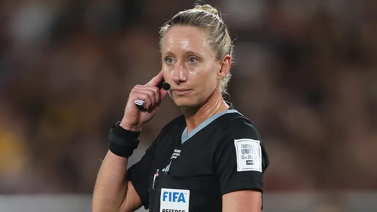 Tori Penso, 1st female referee to officiate match at FIFA World Cu