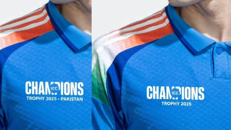 Indian jersey to feature Pakistan's name in Champions Trophy