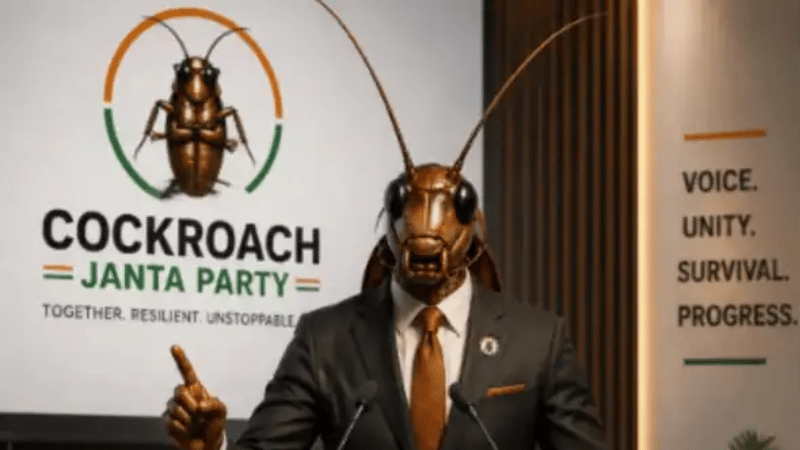 ‘Cockroach Janata Party’ in the discussion; Why are thousands of I
