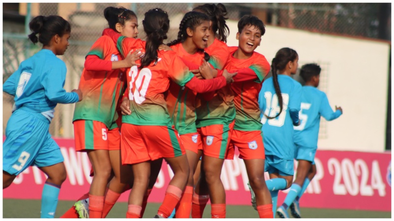 SAFF U-16 Women's Championship : Bangladesh clinch title beating I