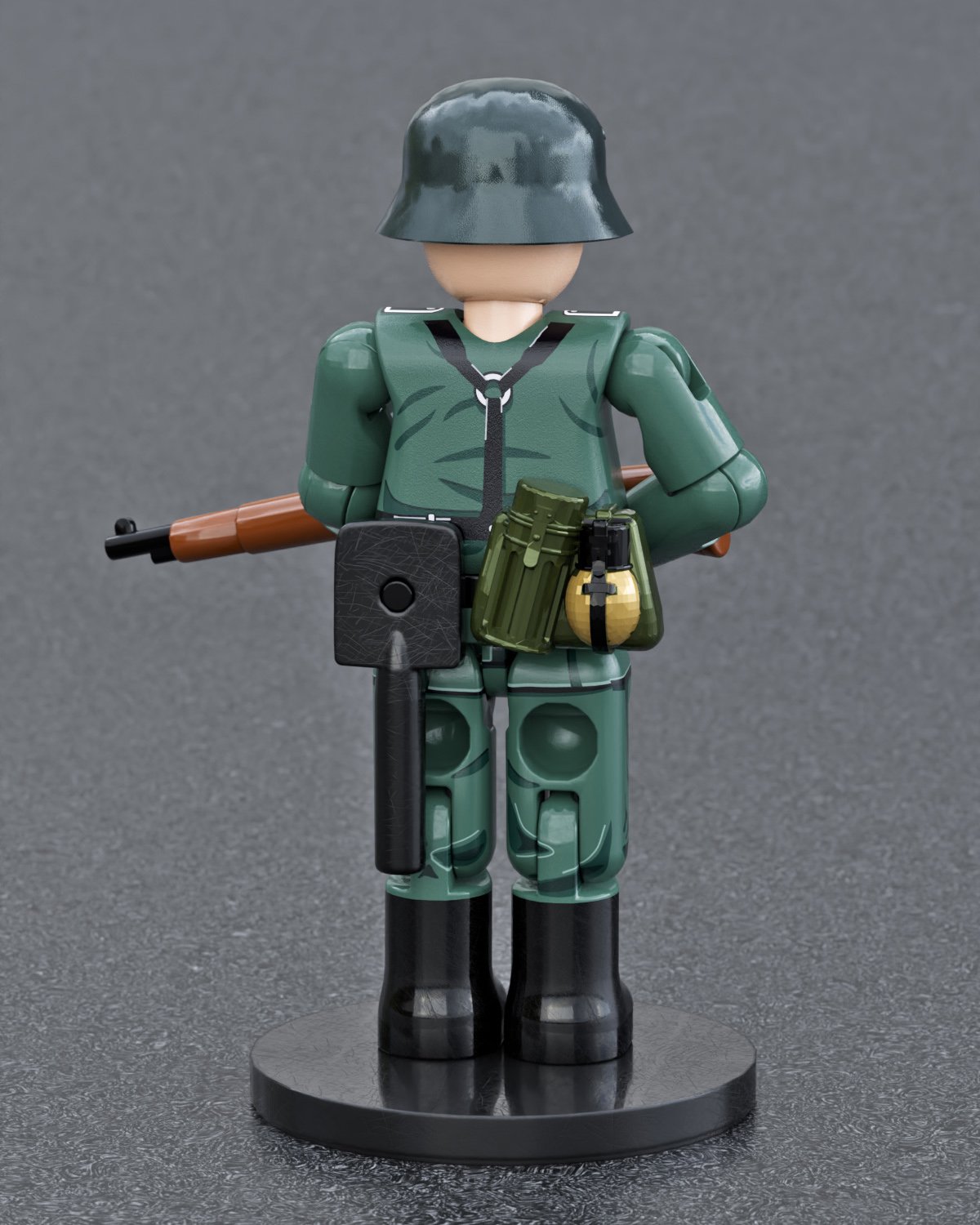 Buildarmy Minifigure WW2 German Infantry Infantry Rifleman