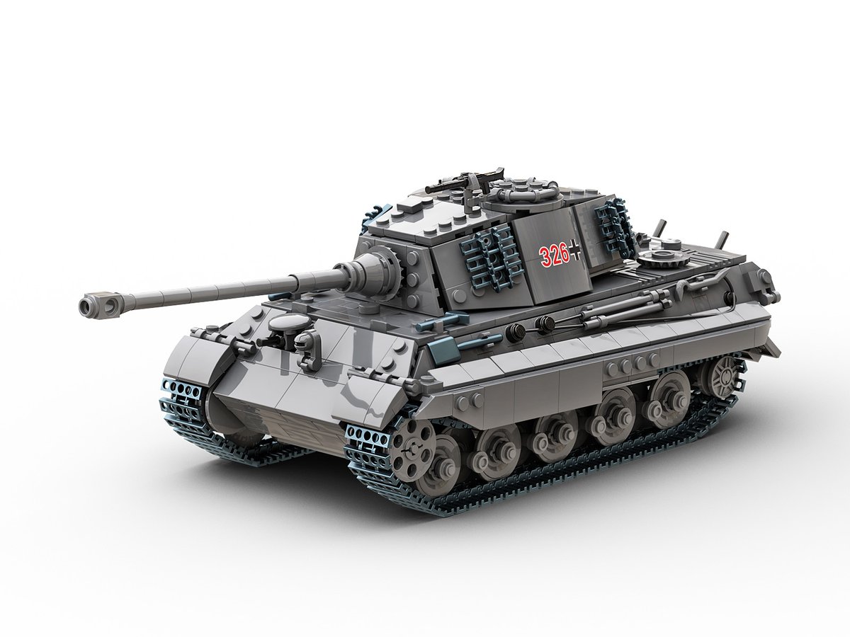 WW2 King Tiger (Tiger II) Lego compatible building kit