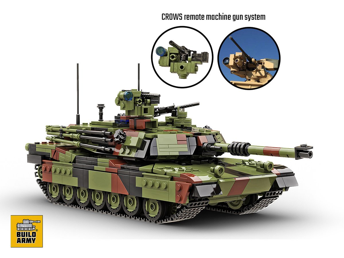 Abrams M1A2 Main Battle Tank LEGO Compatible