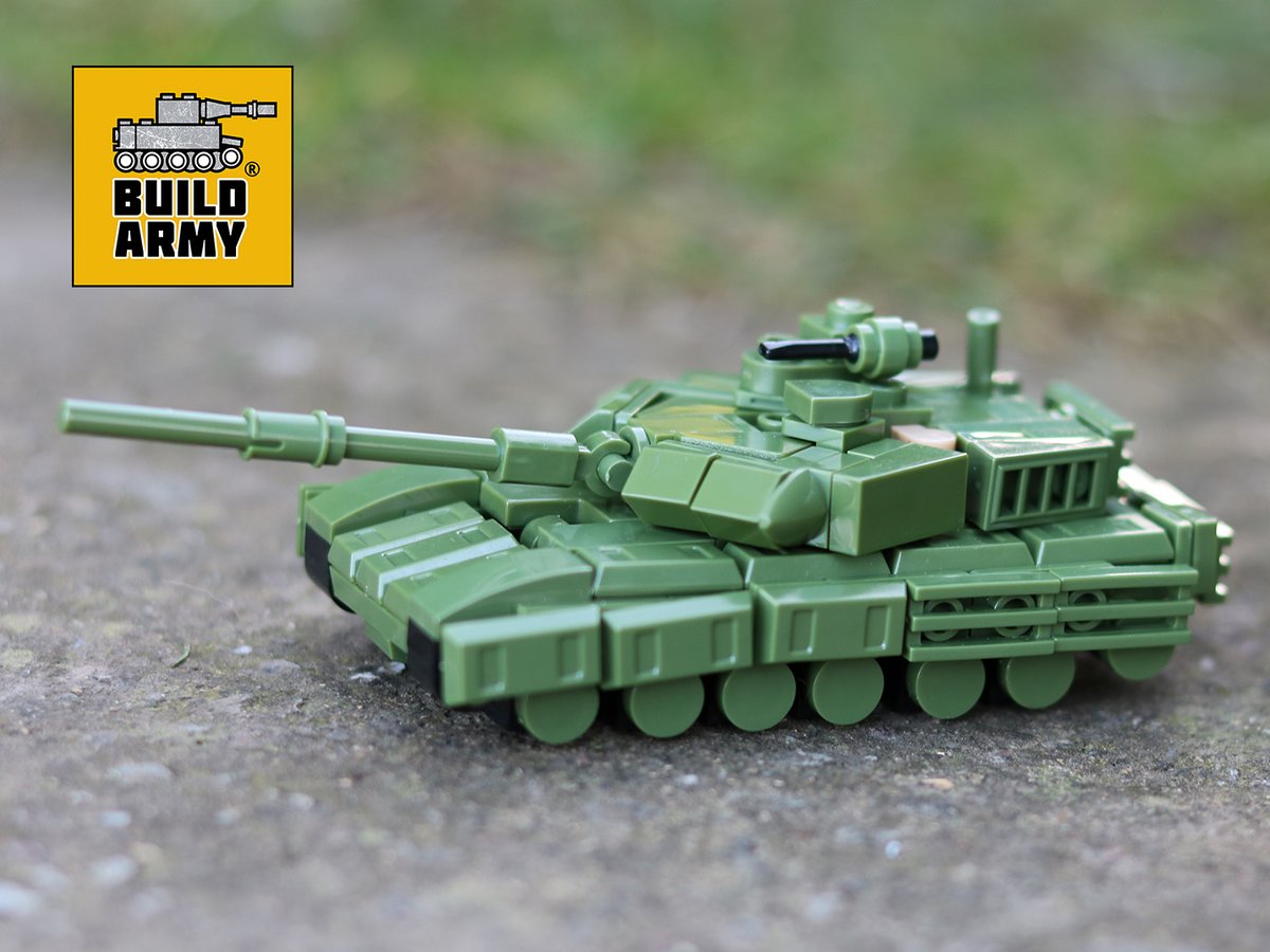 Buildarmy Micro T-90M Tank LEGO Compatible Model Tank