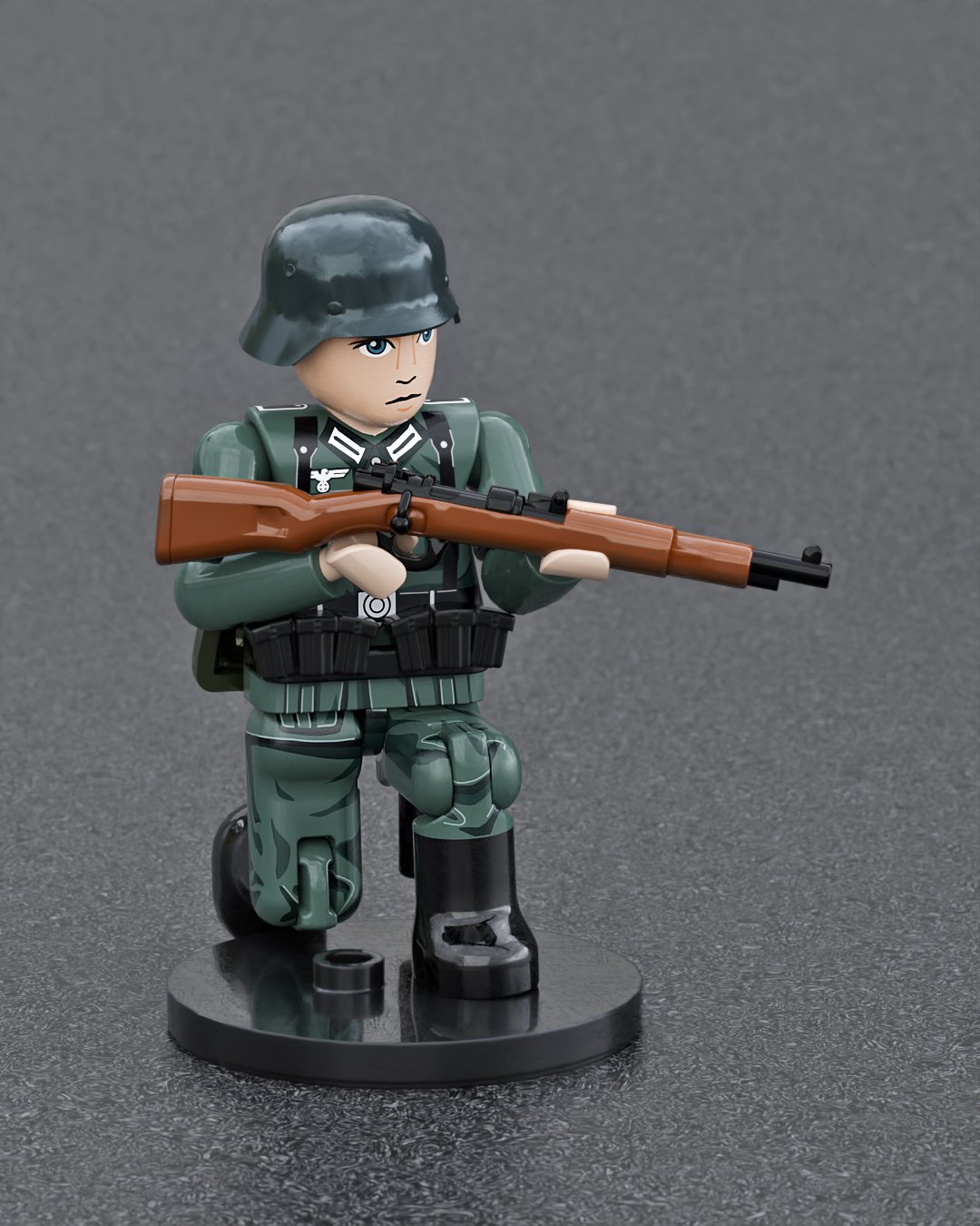 Buildarmy Minifigure WW2 German Infantry Infantry Rifleman