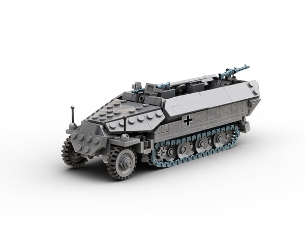 WW2 King Tiger (Tiger II) Lego compatible building kit
