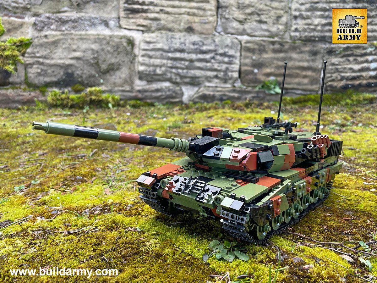 German Leopard 2a6 Main Battle Tank Lego Compatible