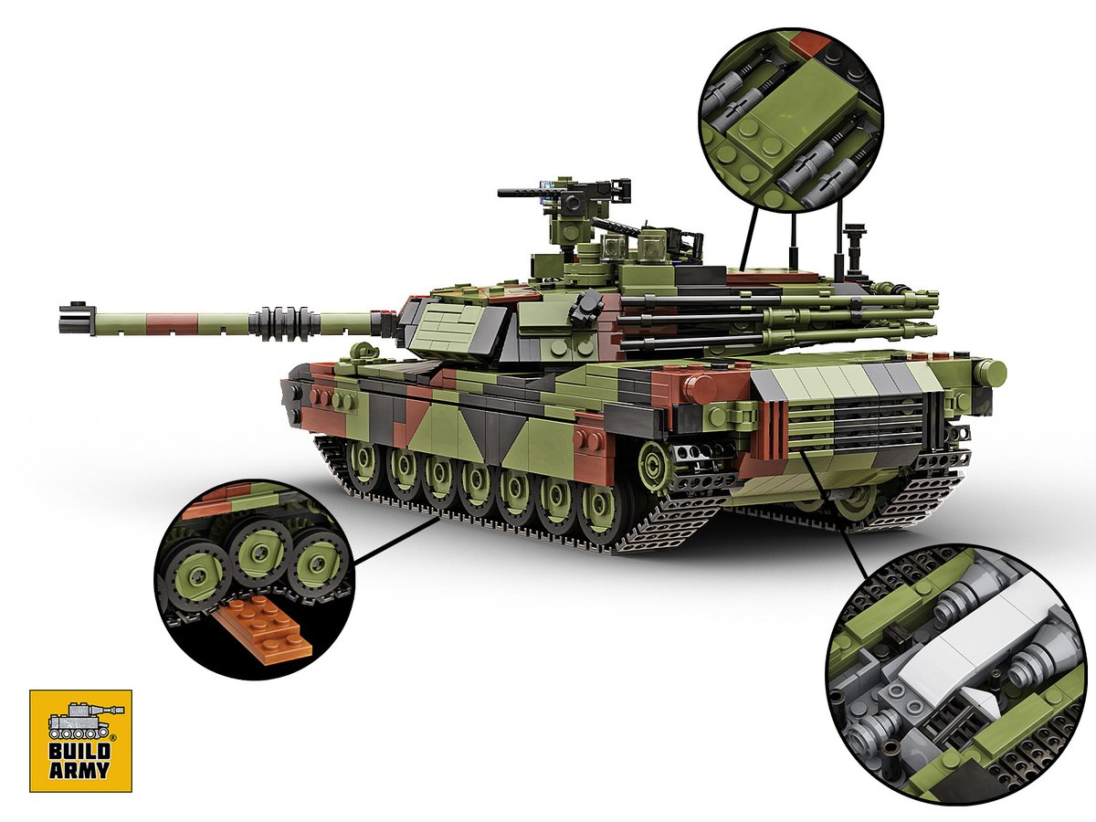 Abrams M1A2 Main Battle Tank LEGO Compatible