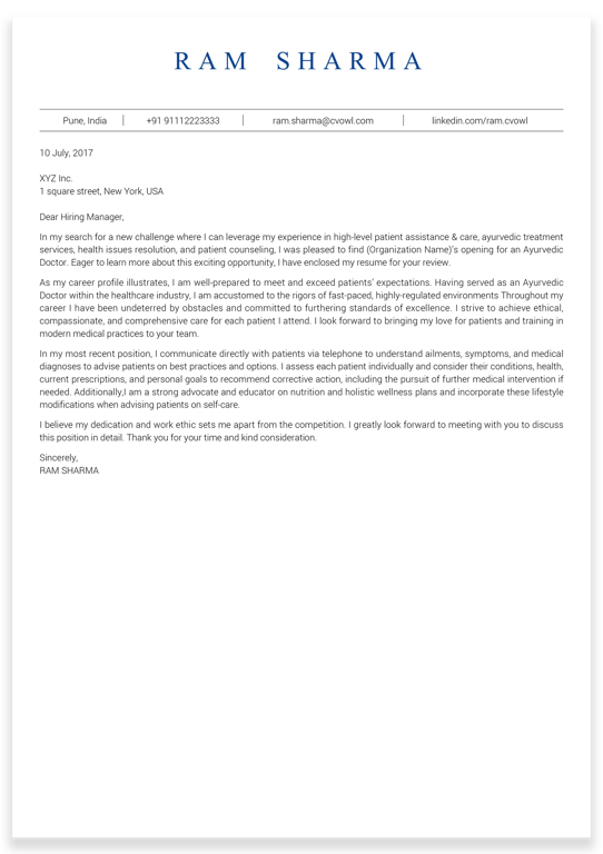 Best Company secretary Cover letter Sample in 2023