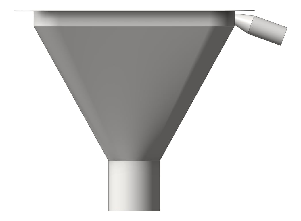 Sink 3monkeez ConicalFlushingRim Square - BIMcontent.com