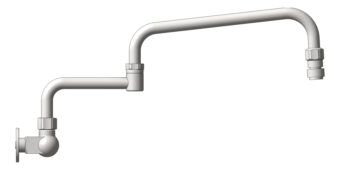 TapSet Wall 3monkeez PotAndKettleFillers Single - BIMcontent.com