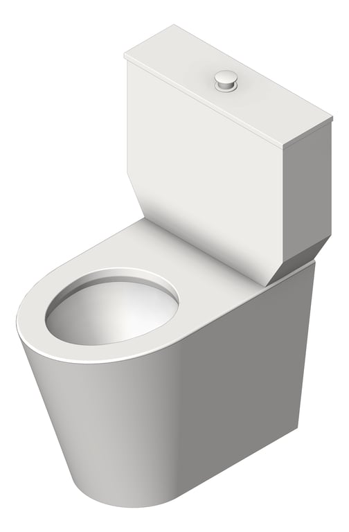 ToiletPan 3monkeez Ambulant CloseCoupled - BIMcontent.com