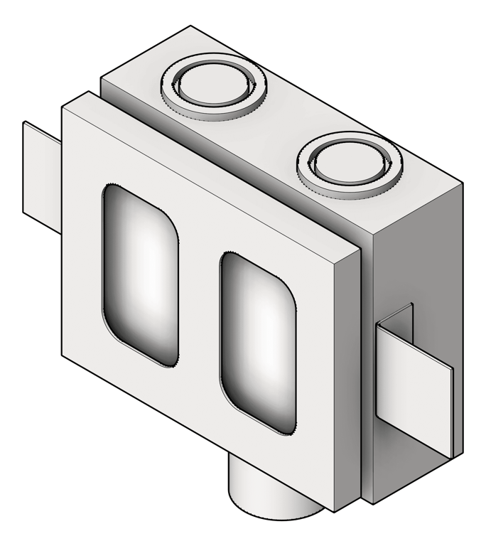 Tundish Wall 3monkeez AirConditioner - BIMcontent.com