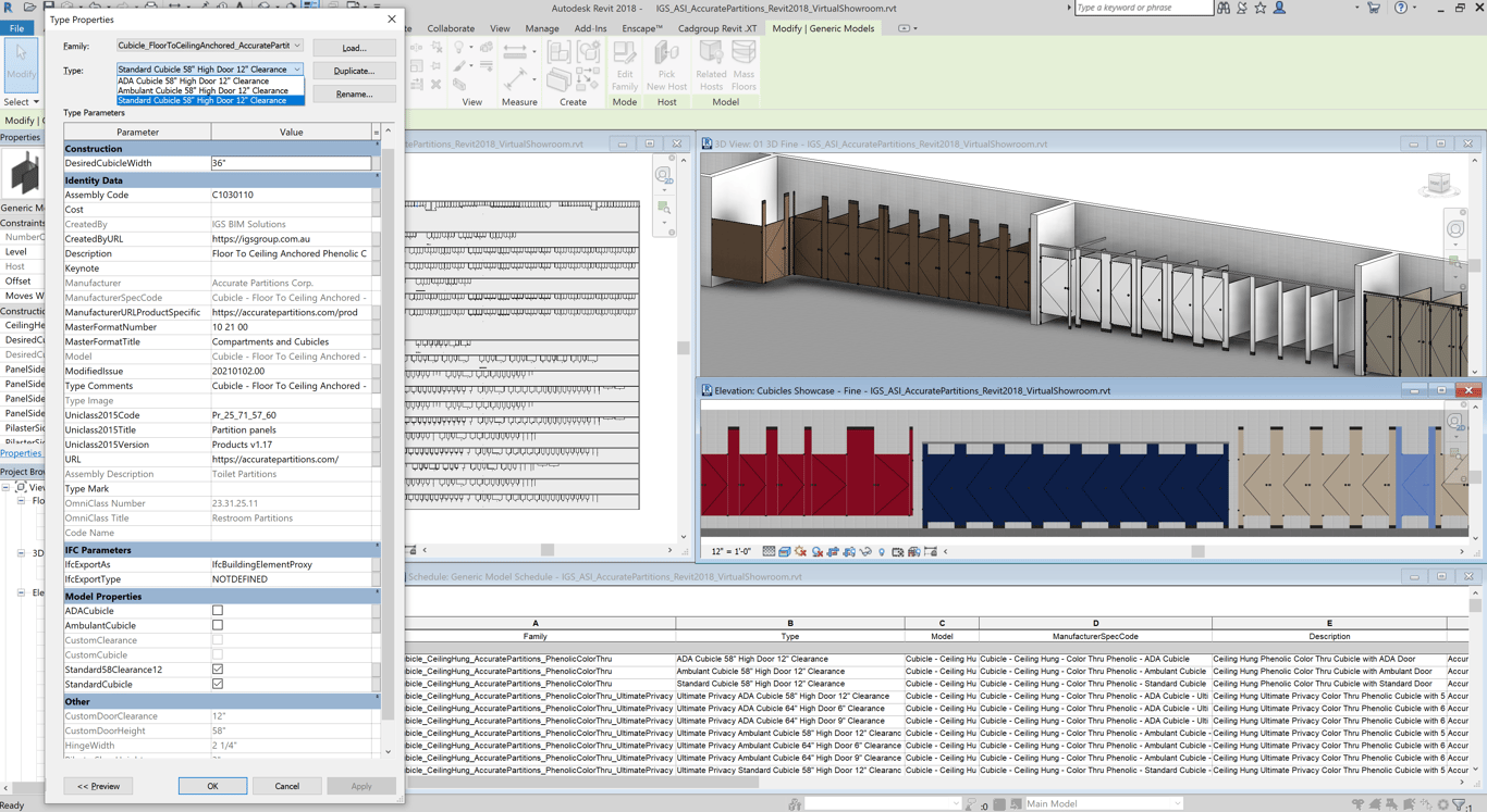 ASI Accurate Partitions - BIMcontent.com