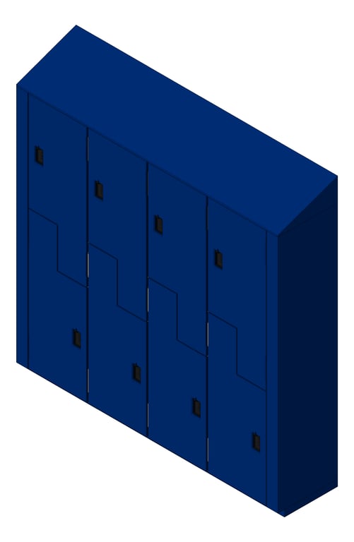 LockerArray Phenolic ASI TraditionalPlus - BIMcontent.com
