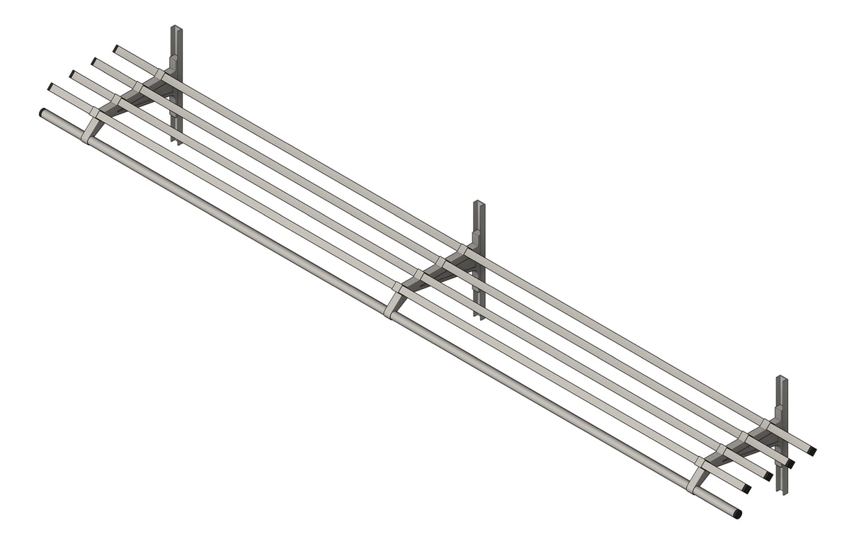 CoatRack SurfaceMount ASI StudentLine - BIMcontent.com