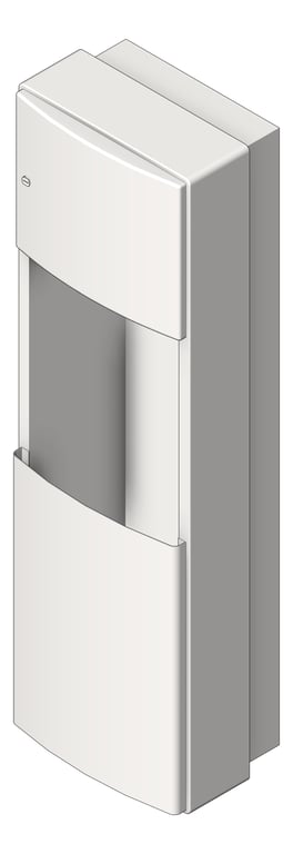 CombinationUnit SemiRecessed ASI Roval RollPaperDispenser Electric 17 ...