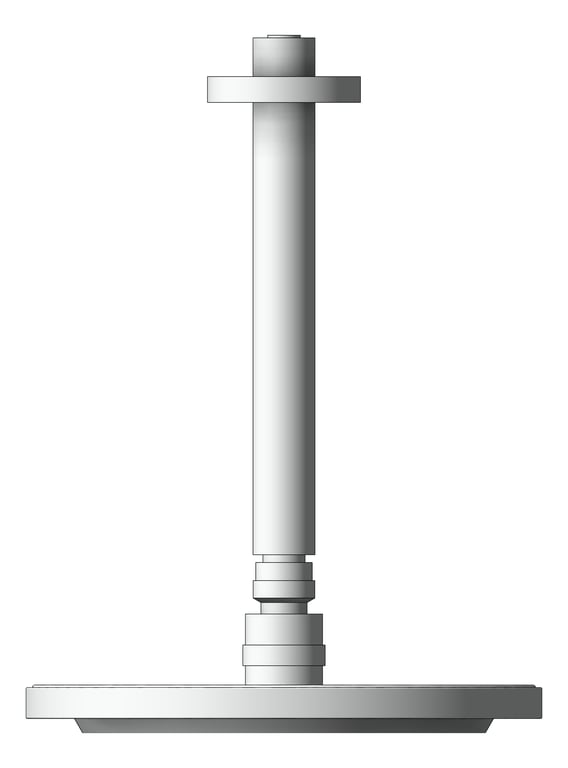 Shower Ceiling Abey Vertical Round - BIMcontent.com