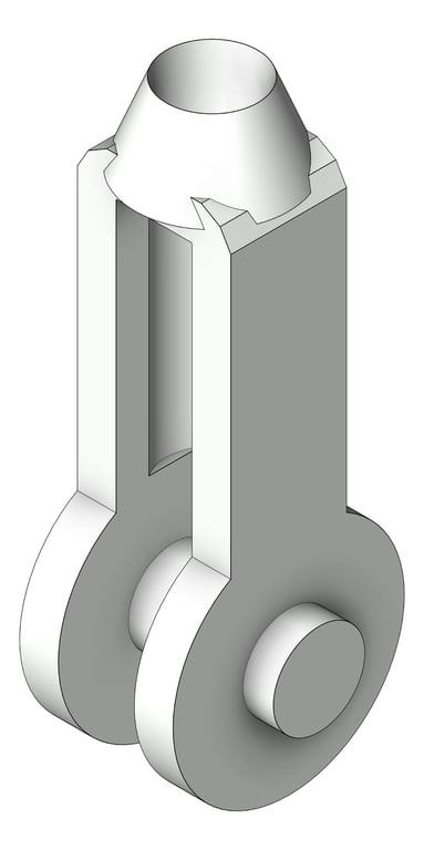 Clevis and Pin Anchorage Forged AG320 - BIMcontent.com