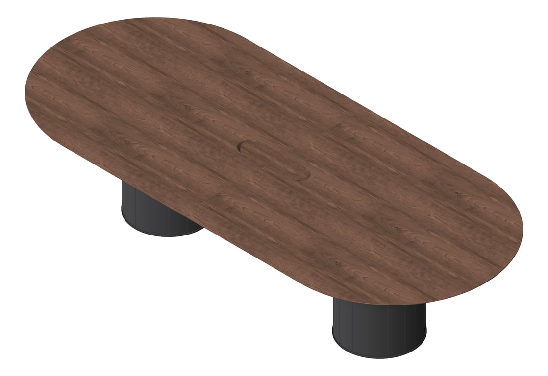 Table Pill AspectFurniture Atlas 10Person RoundShroud - BIMcontent.com