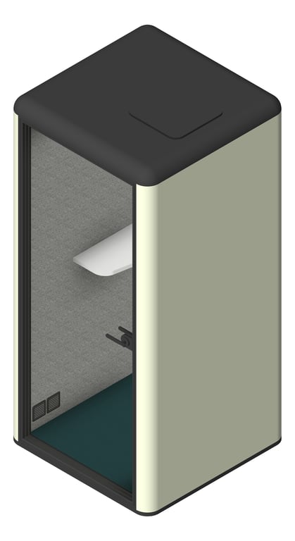 Booth Phone AspectFurniture MusePod - BIMcontent.com