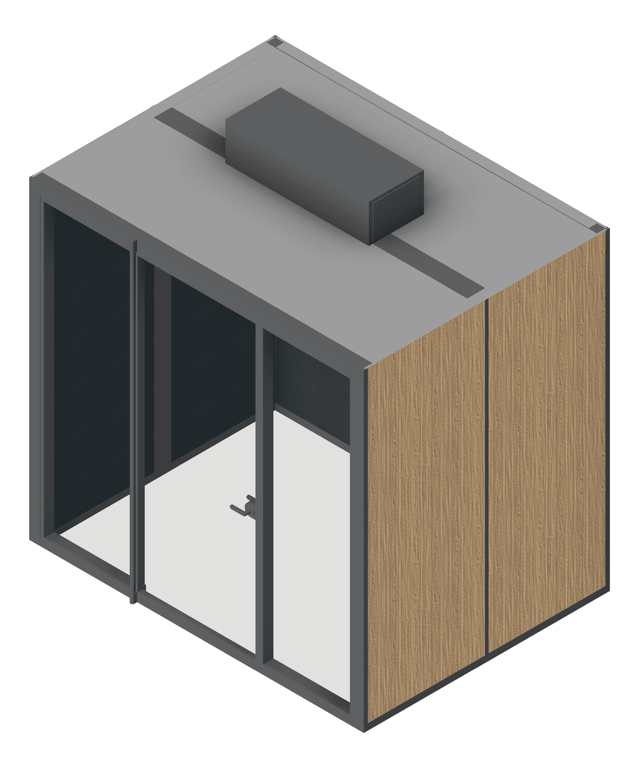 Booth Meeting AspectFurniture StudioPod 2450W - BIMcontent.com