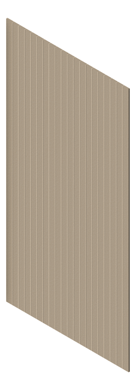 Panel Acoustic AutexAU Groove V1 HalfSpaced Parthenon - BIMcontent.com