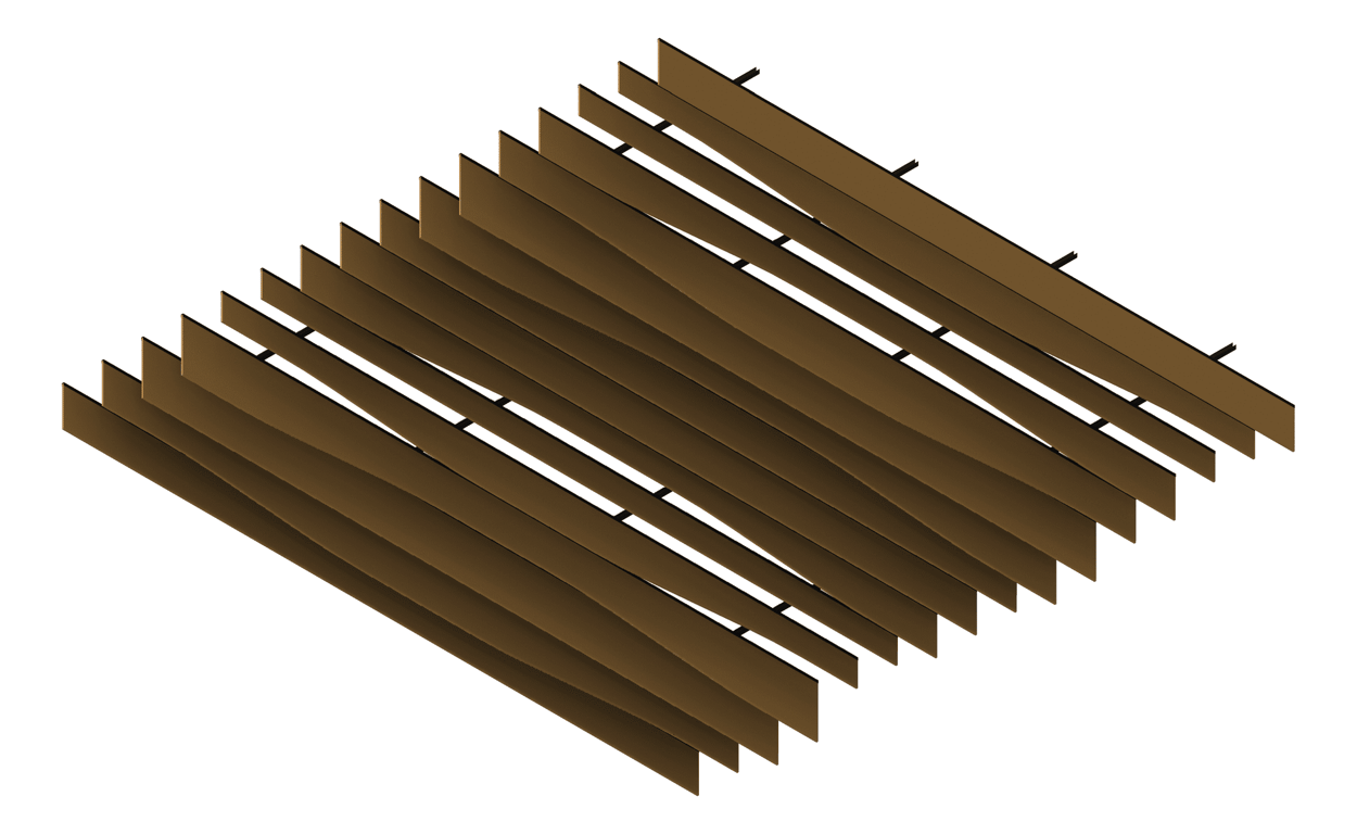 CeilingBaffles Acoustic AutexNZ Frontier Fin Dune - BIMcontent.com