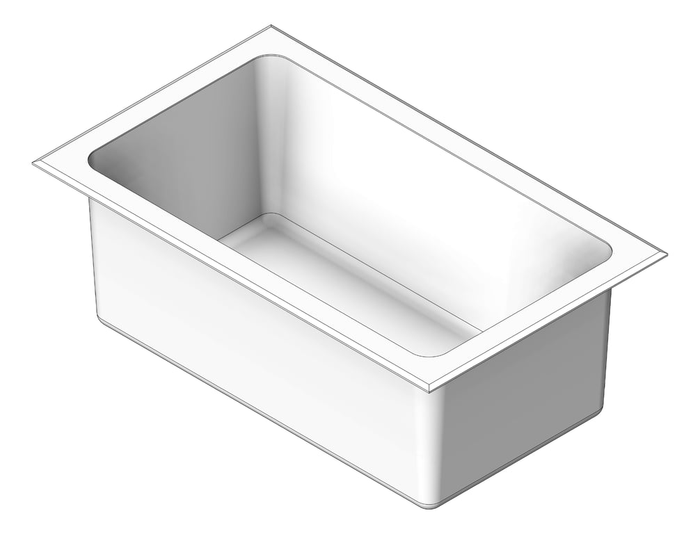 Sink Laboratory Britex CustomSize - BIMcontent.com