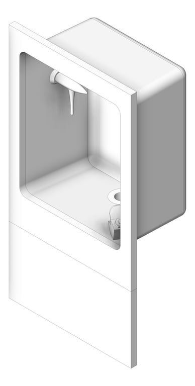 DrinkingFountain WallRecessed Britex - BIMcontent.com
