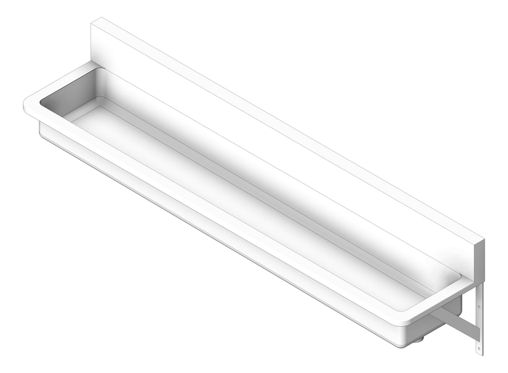 Trough WallHung Britex - BIMcontent.com