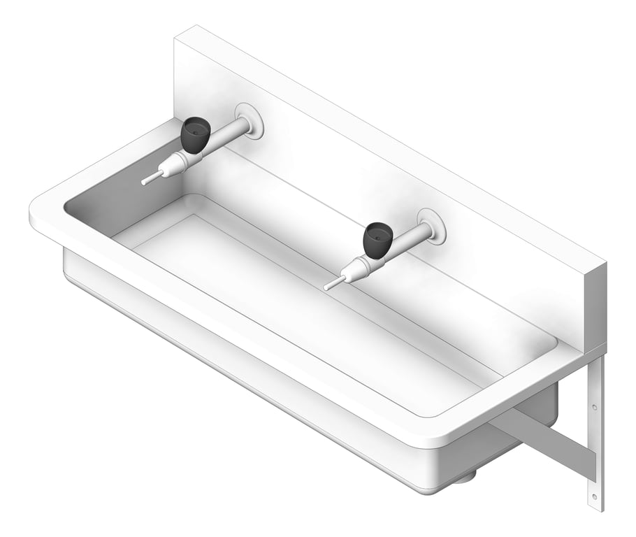 Trough WallHung Britex Drinking LeverTap - BIMcontent.com