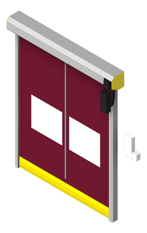 Door Roller Coldshield Rapid EX35 ConcealedTrack - BIMcontent.com