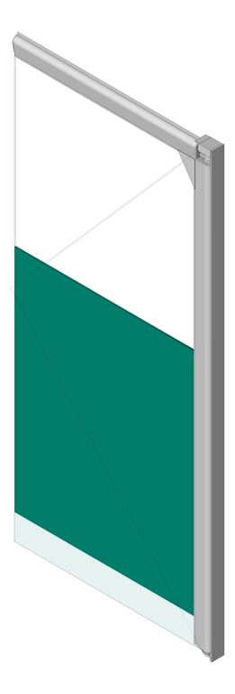 Door Swing Coldshield FlexiblePVC 3000Series Single - BIMcontent.com