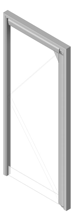 Door Swing Coldshield FlexiblePVC 3000Series Single Frame - BIMcontent.com