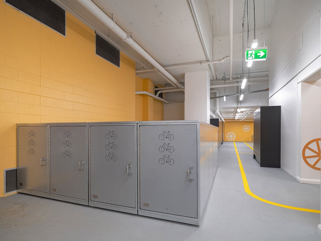 Cora Bike Rack - Lockers - BIMcontent.com