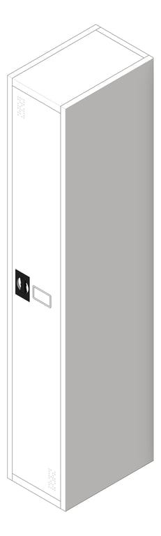 Locker Metal Dexion Precision 1Tier - BIMcontent.com
