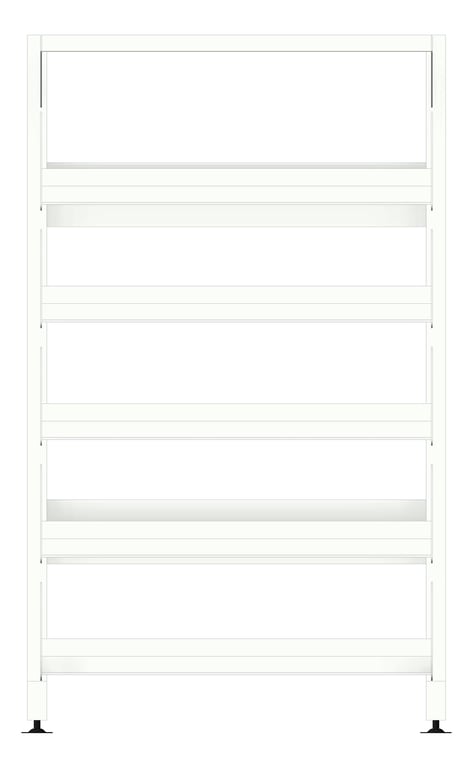 Shelving Library Dexion Precision2 DoubleSided - BIMcontent.com