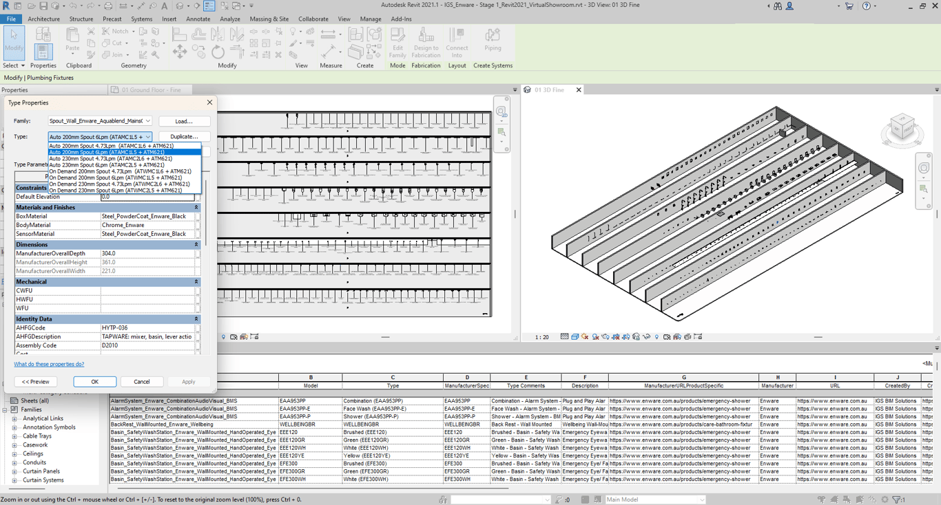Enware VirtualShowroom - BIMcontent.com
