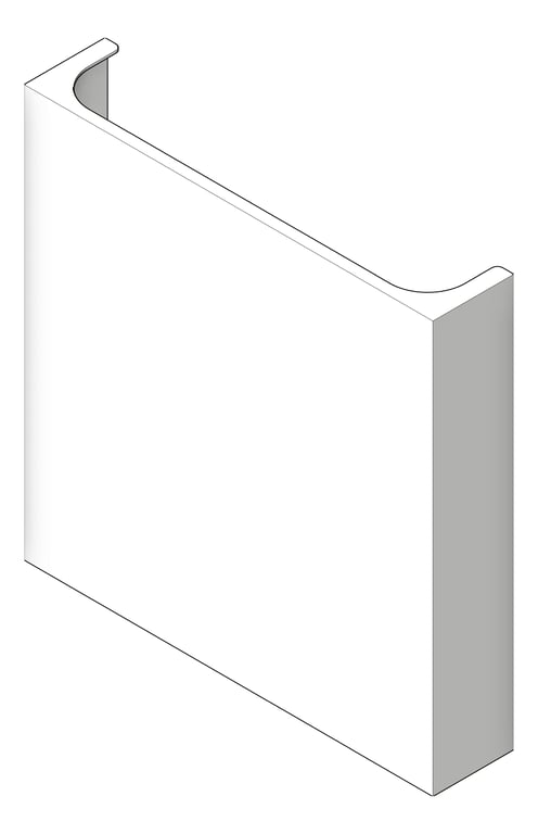 Cabinet Wall Enware Aquablend Exposed - BIMcontent.com