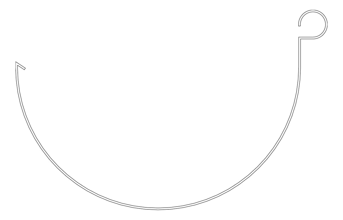 Detail Gutter Fielders HalfRound - BIMcontent.com