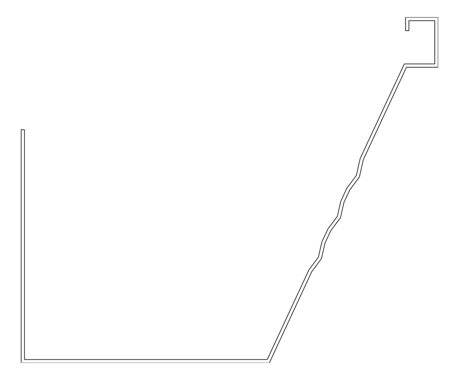 Detail Gutter Fielders Longline - BIMcontent.com