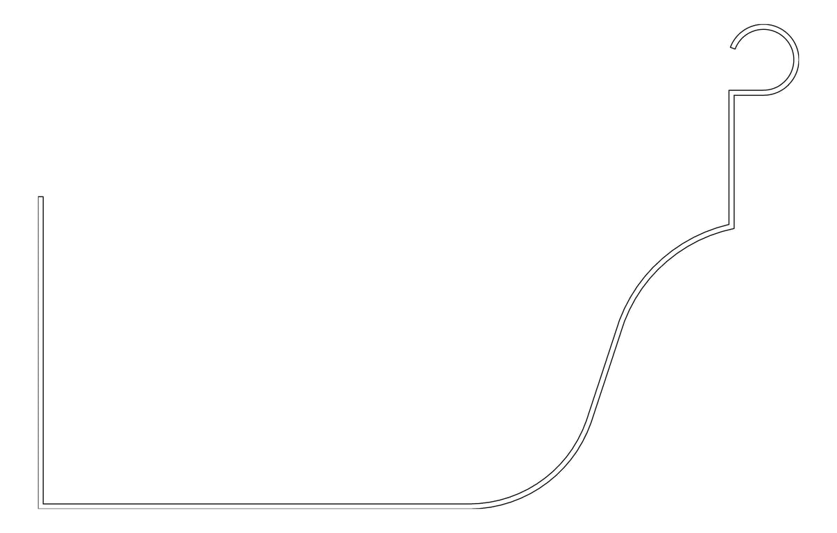 Detail Gutter Fielders OGAinsworth Elevation - BIMcontent.com