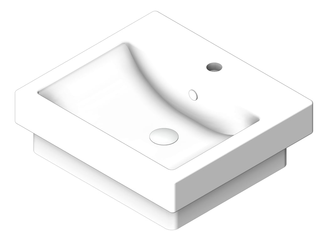 Basin Inset Fienza LowProfile - BIMcontent.com