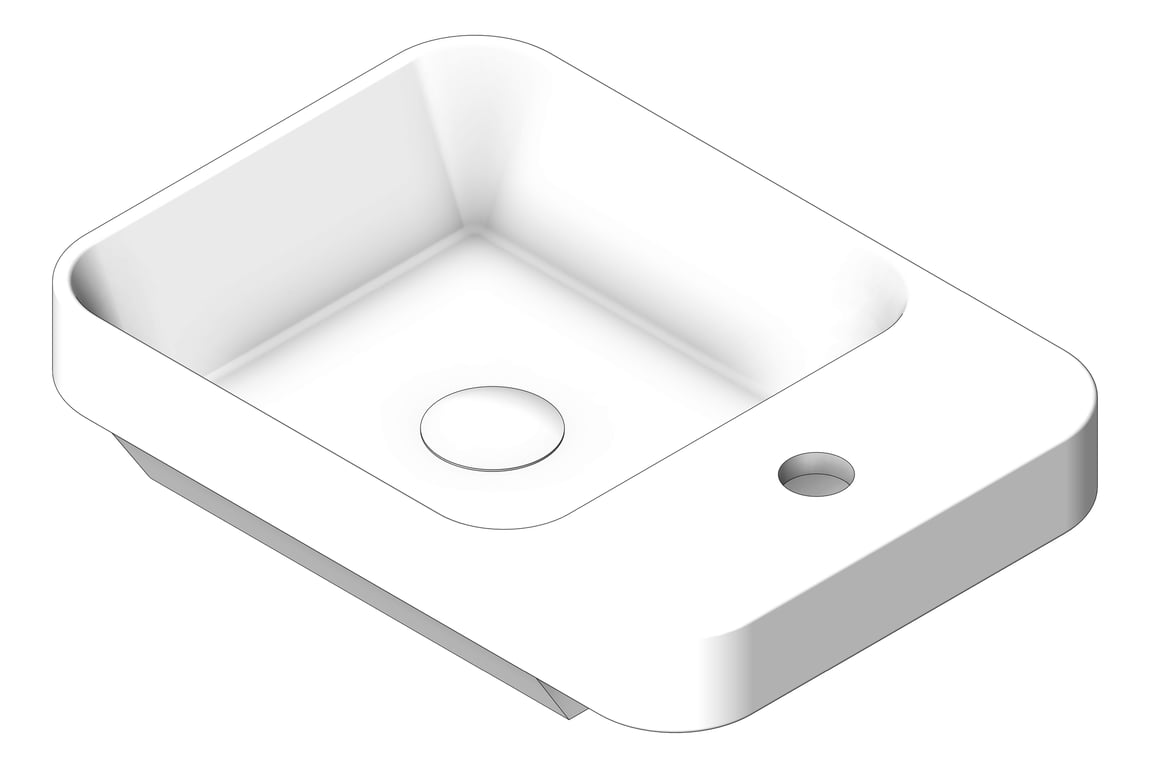 Basin Inset Fienza Petra Mini - BIMcontent.com